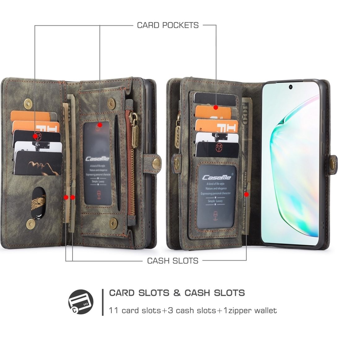 Caseme Samsung Galaxy S20 Hoesje Uitneembare 2in1 Bookcase Portemonnee - Zwart 571014 ...