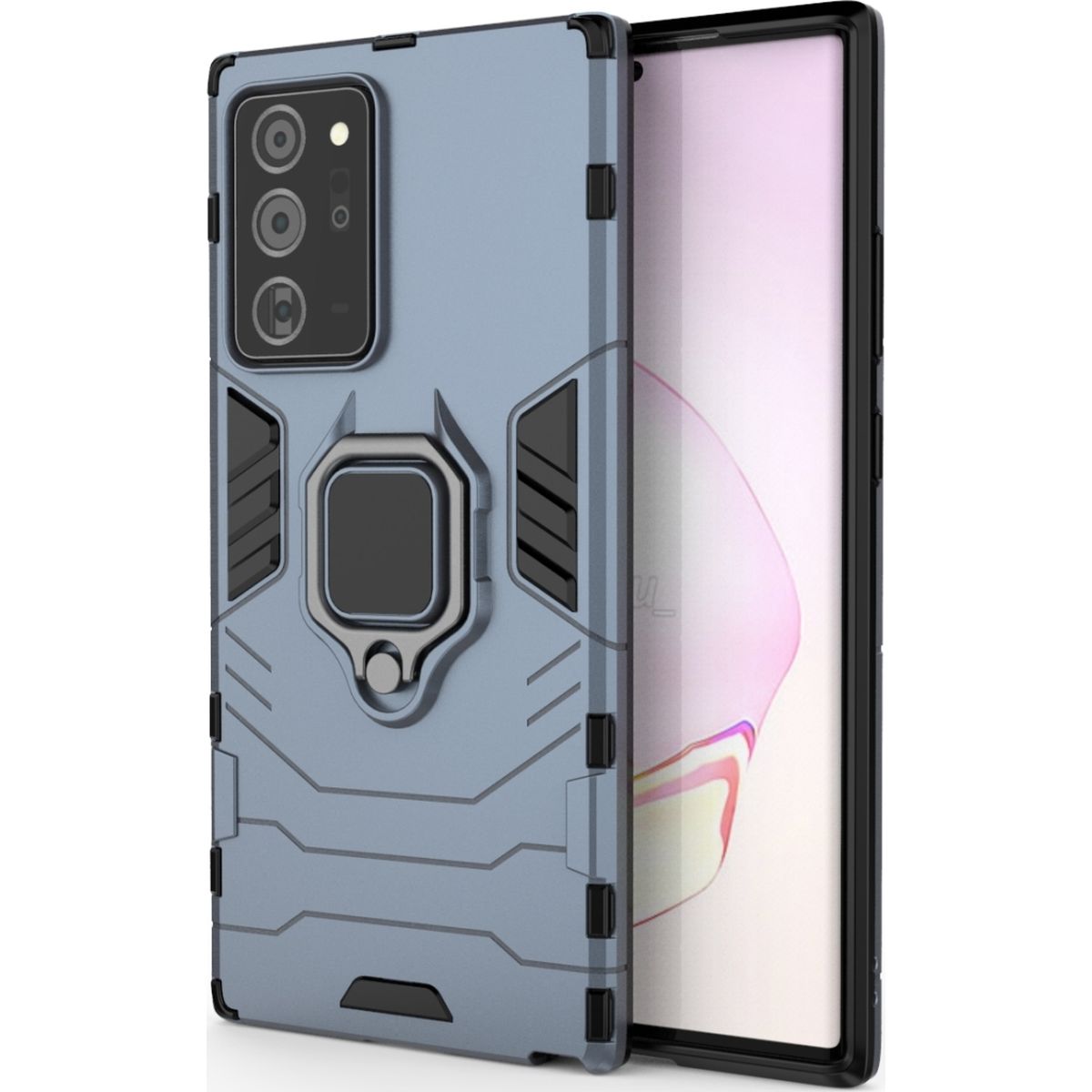 Mobigear Armor Ring Samsung Galaxy Note 20 Ultra Hoesje Hardcase Backcover Shockproof met ...