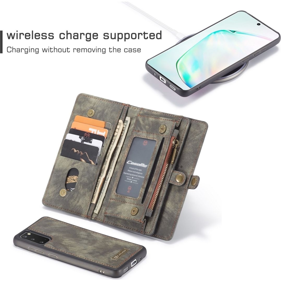 Caseme 008 Samsung Galaxy S20 Hoesje Uitneembare 2in1 Bookcase Portemonnee - Zwart 571014 ...